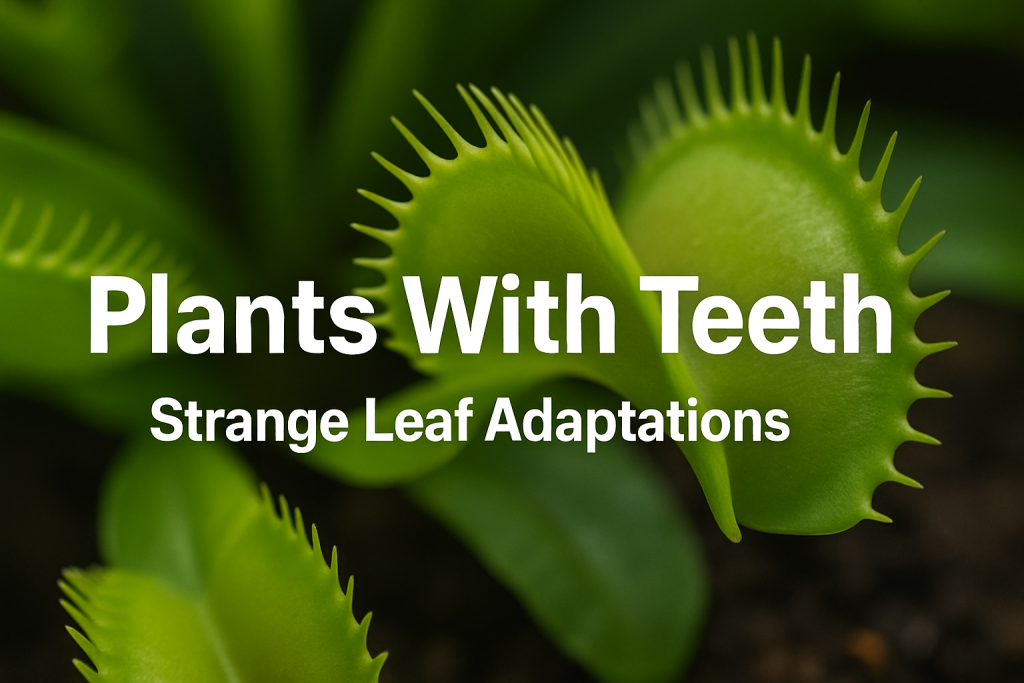 Plants With Teeth Strange Leaf Adaptations - ffeAbroad