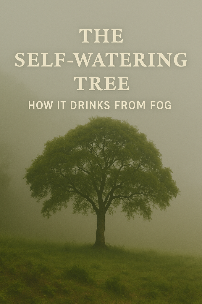 The Self-Watering Tree How It Drinks from Fog - ffeAbroad